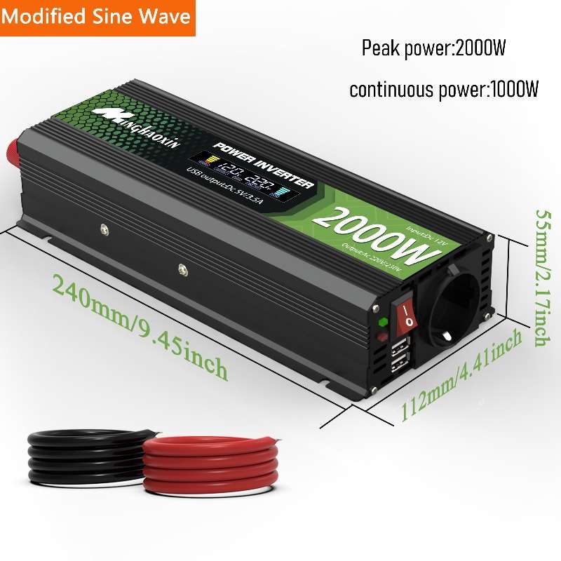 Inverters - Efficient 6000W Power Inverter European Standard Sockets ...