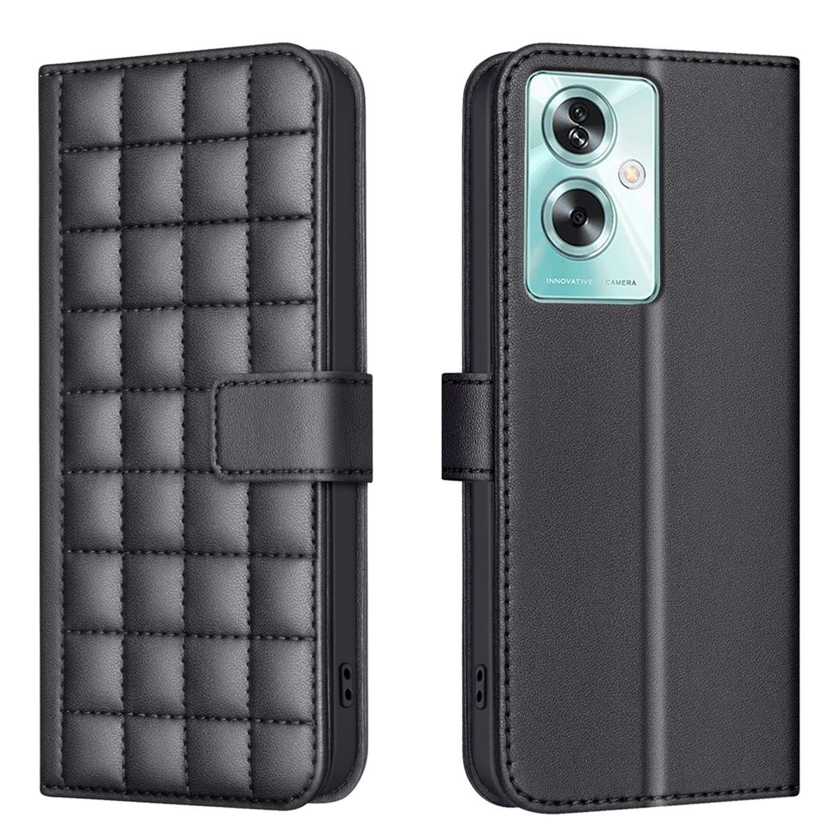 Cases, Covers & Skins - For OPPO A79 5G Square Texture Leather Phone ...