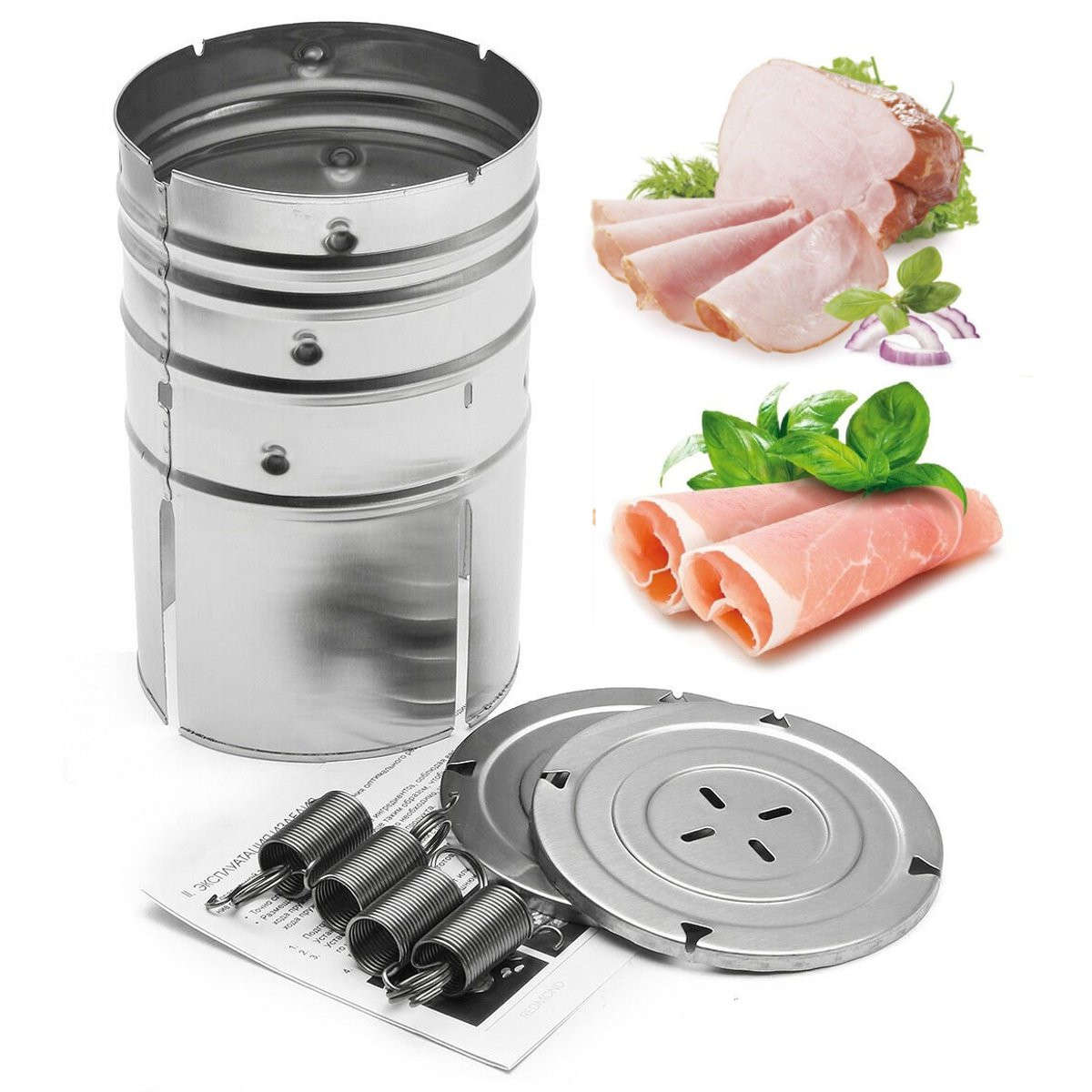 Other Home Decor - Stainless Steel Press Ham Maker Meat Fish Poultry ...