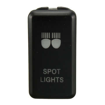 Knobs, Buttons & Switches - Dual Blue LED Illuminated Light Switch Push ...