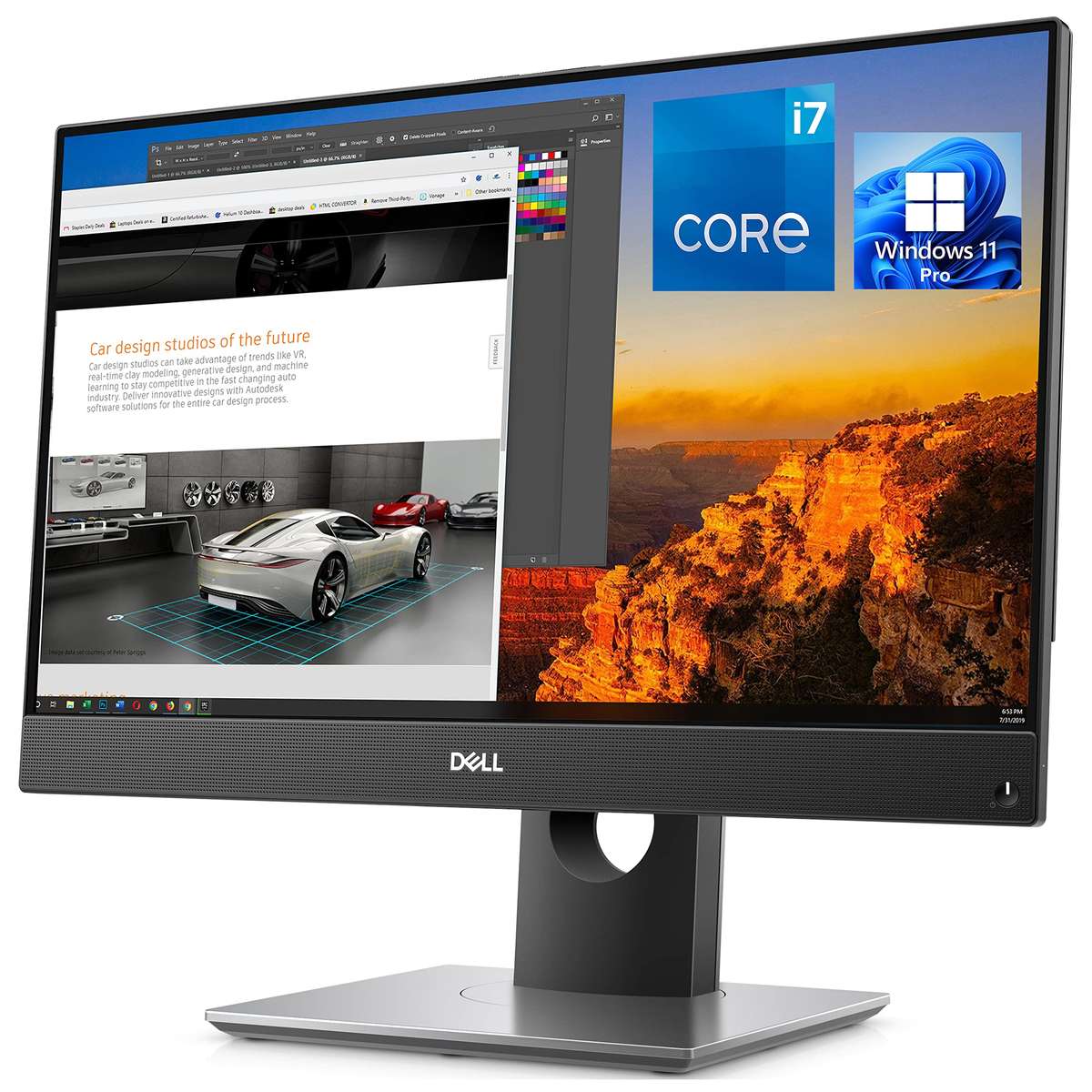 PC Desktops & All-in-Ones - Dell Optiplex 5490 All in One PC | 10th Gen ...
