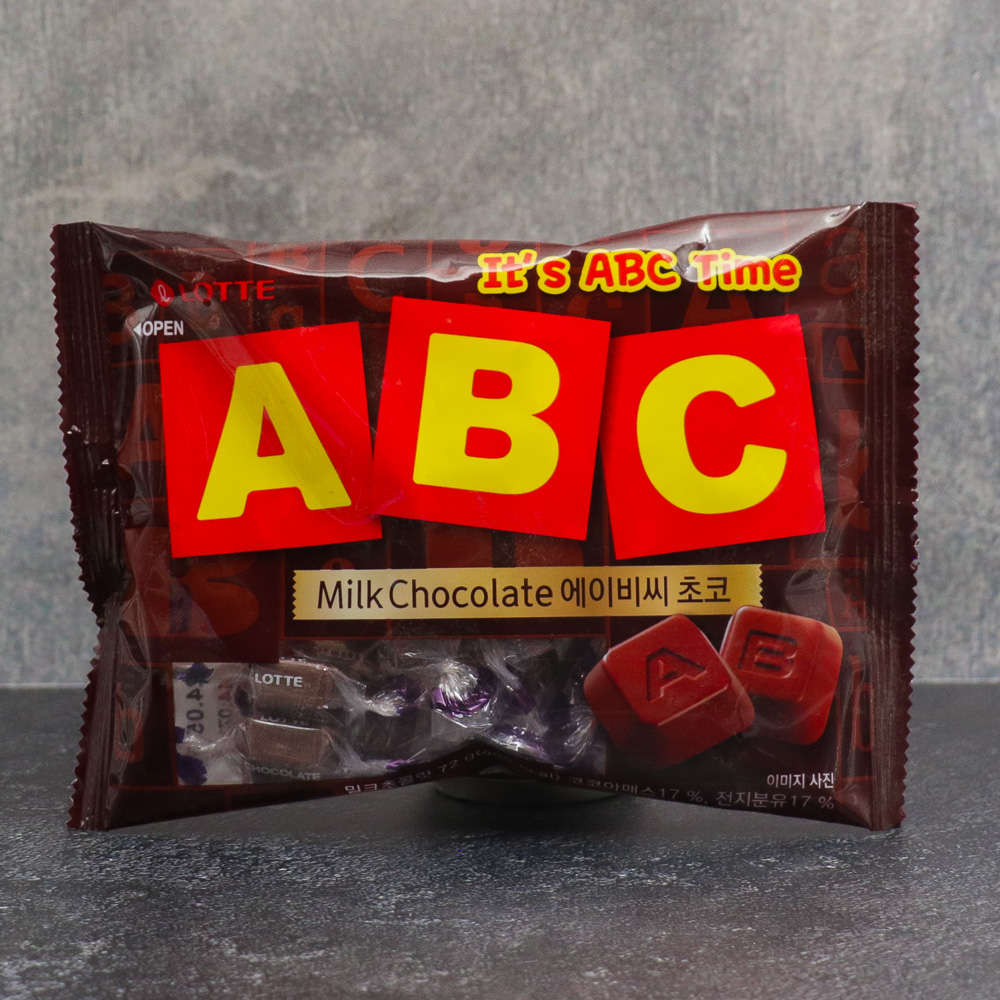 Snacks, Chips & Nuts - Lotte ABC Milk Chocolate 72g was listed for 59. ...