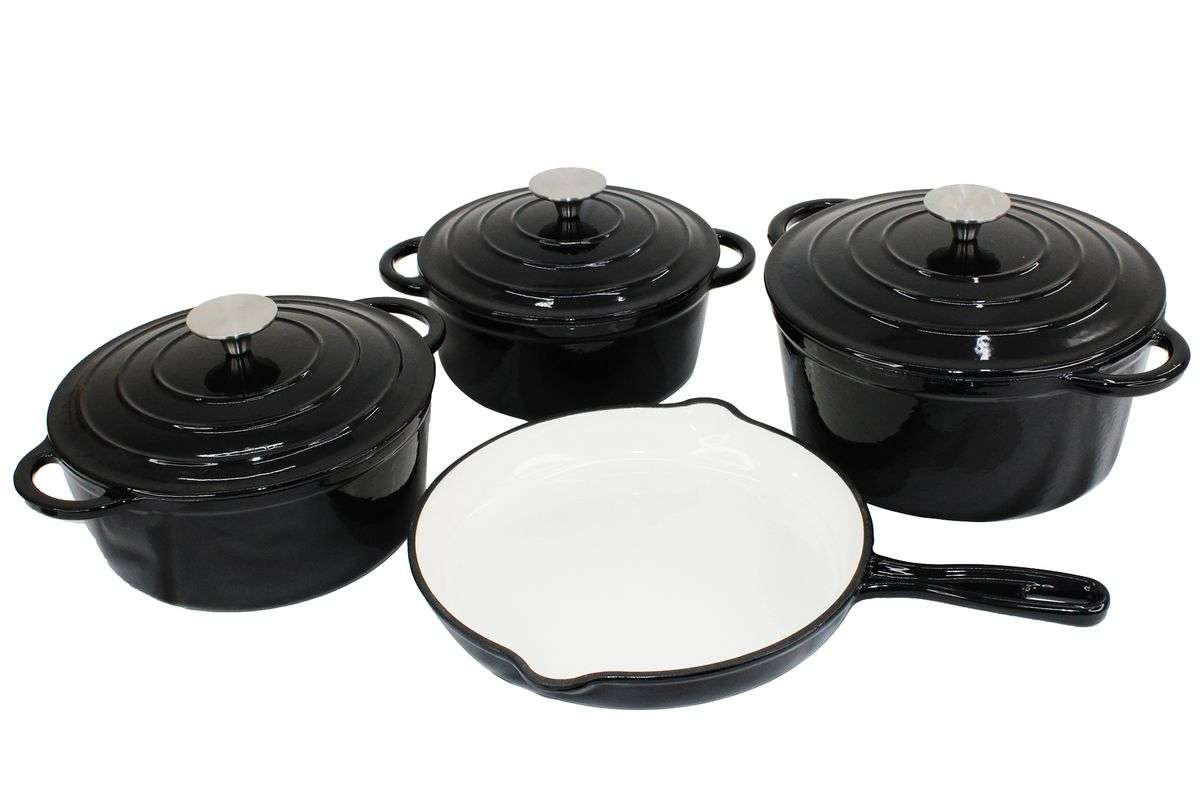 Cookware Sets - Cast Iron Pot Set -7 Piece was listed for 1,399.00 on ...