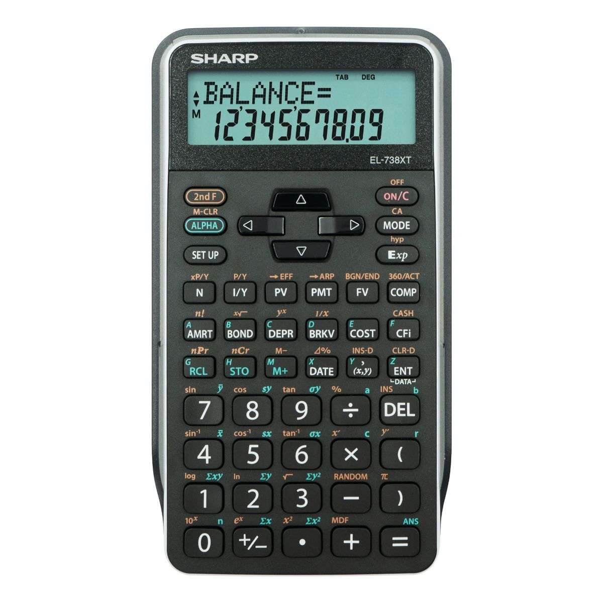 Calculators - Sharp - EL-738XTB Business and Financial Calculator was ...