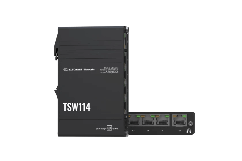 Hubs & Switches - Teltonika Industrial 5 Port Gigabit Switch, Supports ...