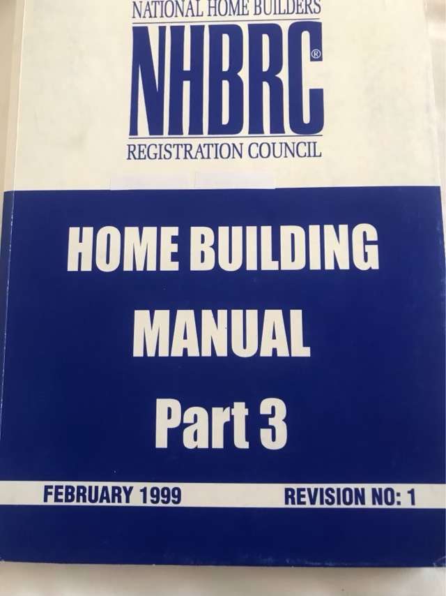 Engineering - Home Building Manual Part 3 - NHBRC was listed for 1,540. ...