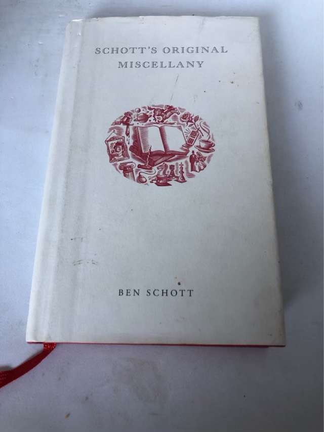 Other Non-Fiction - Schott's Original Miscellany - Ben Schott for sale in South Africa (ID ...