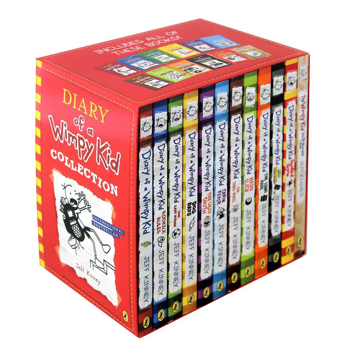 Fiction - Diary Of A Wimpy Kid 12 Book Collection was sold for 559.00 ...