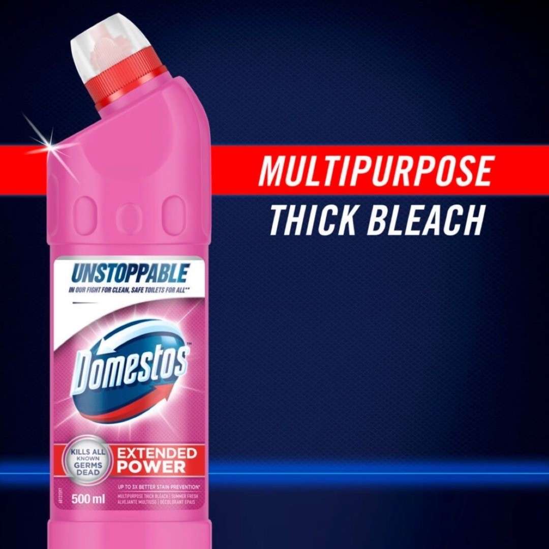 Disinfectant & Bleach - Domestos Thick Bleach Multipurpose Stain ...