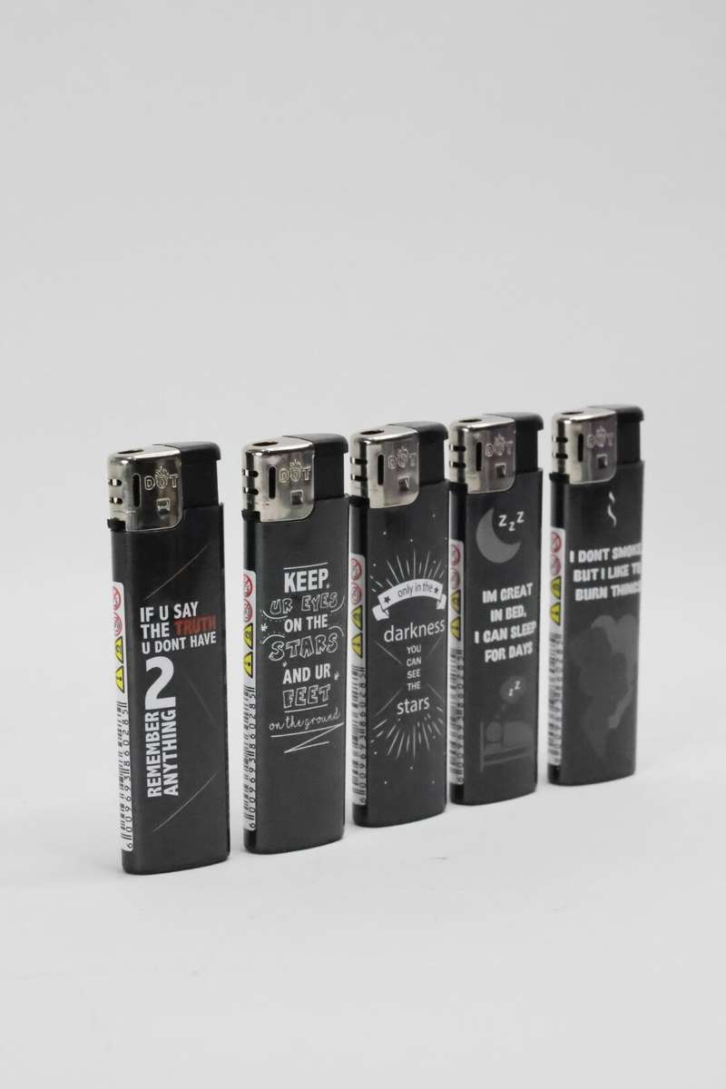 Lighters - 5 Pcs Electronic Refillable Butane Gas Lighter for sale in ...