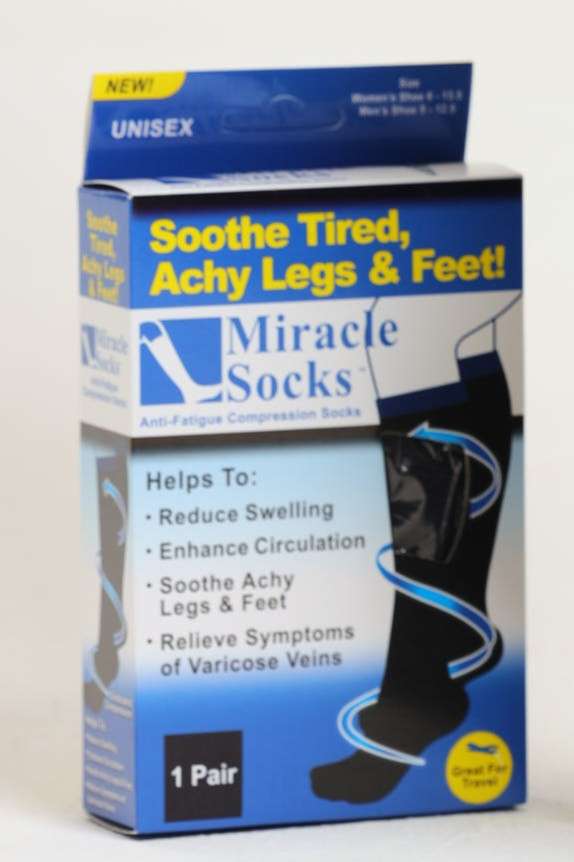 Socks - 1 Pair Miracle Anti-Fatigue Compression Socks for sale in ...