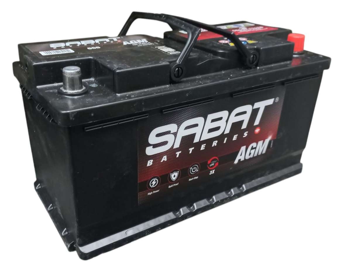 Batteries - GB29 Sabat 668 - AGM Battery. 12 Volt 80Ah with OLD Battery ...