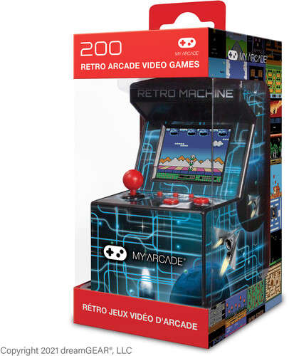 Arcade & Pinball Machines - My Arcade Retro Machine: Mini Video Game Arcade Cabinet - 200 Games ...
