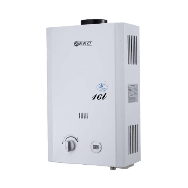 Geysers - Zero Appliances 16L Low Pressure Gas Geyser And Flue (White ...