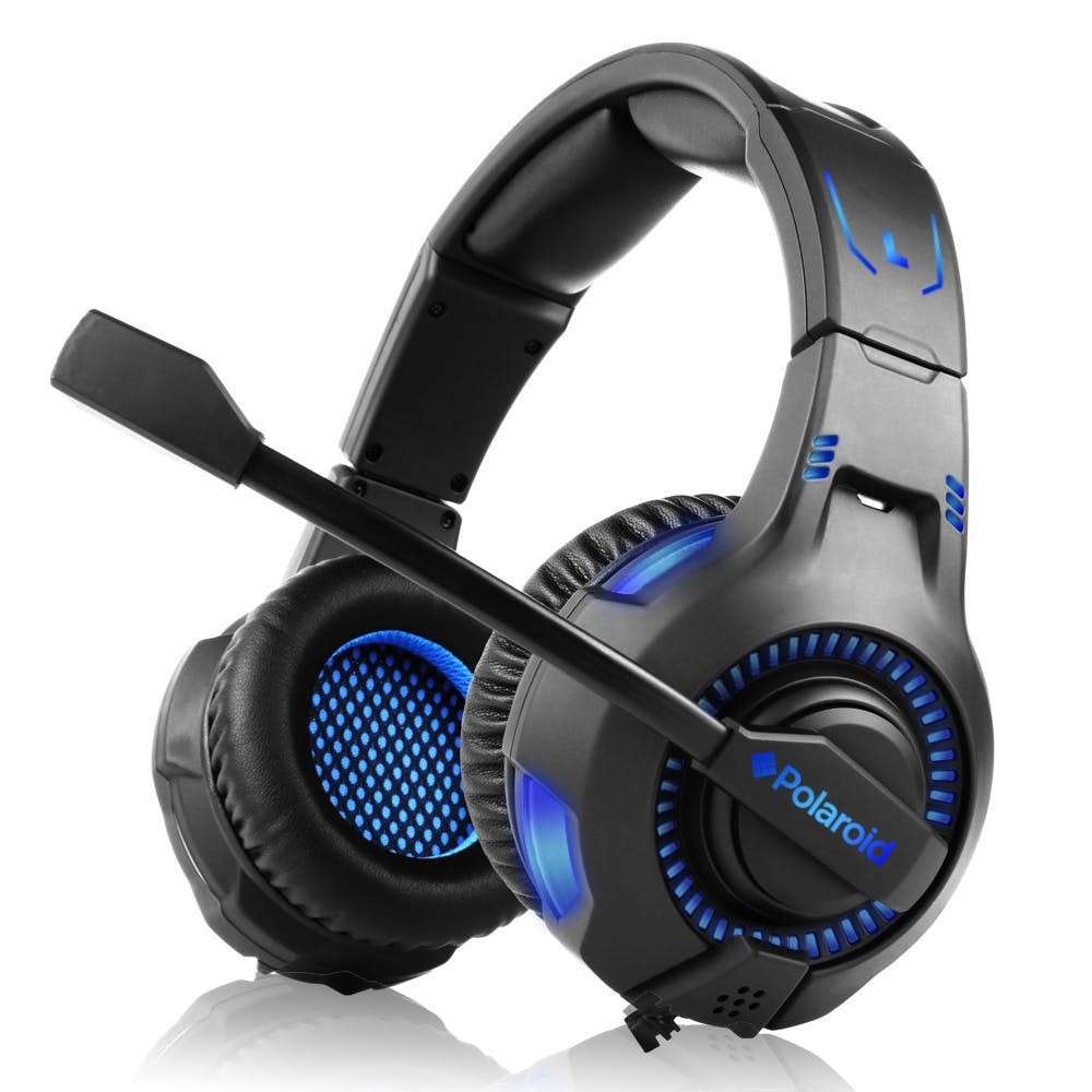 Headsets - Polaroid PGH958 7.1 Surround Vibrating Gaming Headphones ...
