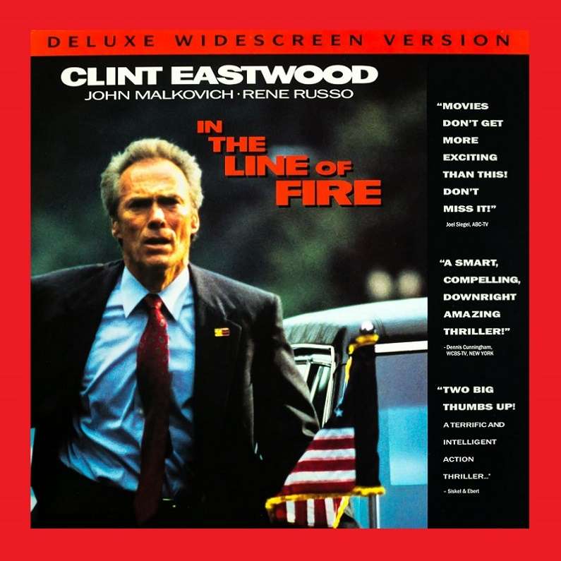 Movies - LASERDISC - IN THE LINE OF FIRE [DELUXE WIDESCREEN VERSION ...