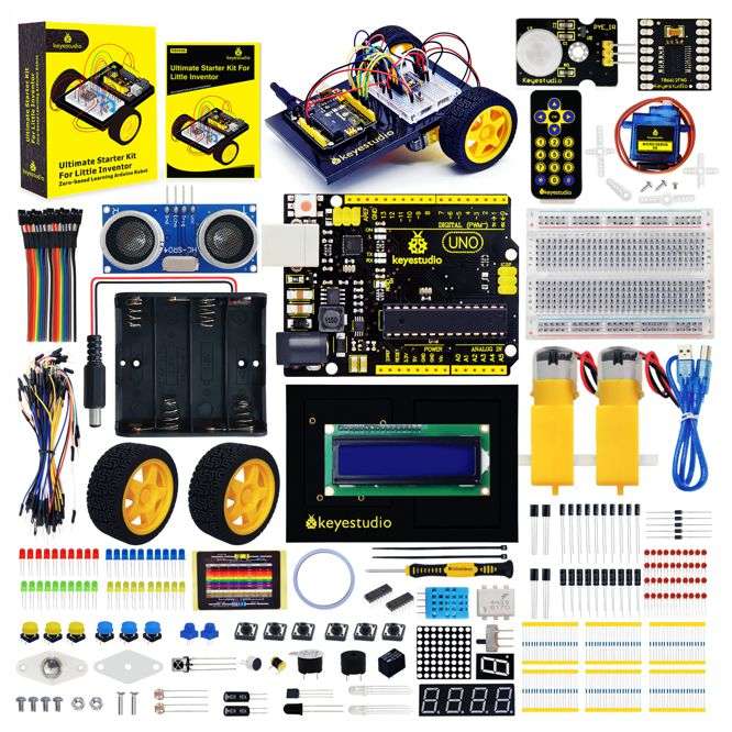 Other Electronic Components & Equipment - ARDUINO BASED ULTIMATE ROBOTICS STARTER KIT KS0436 was ...