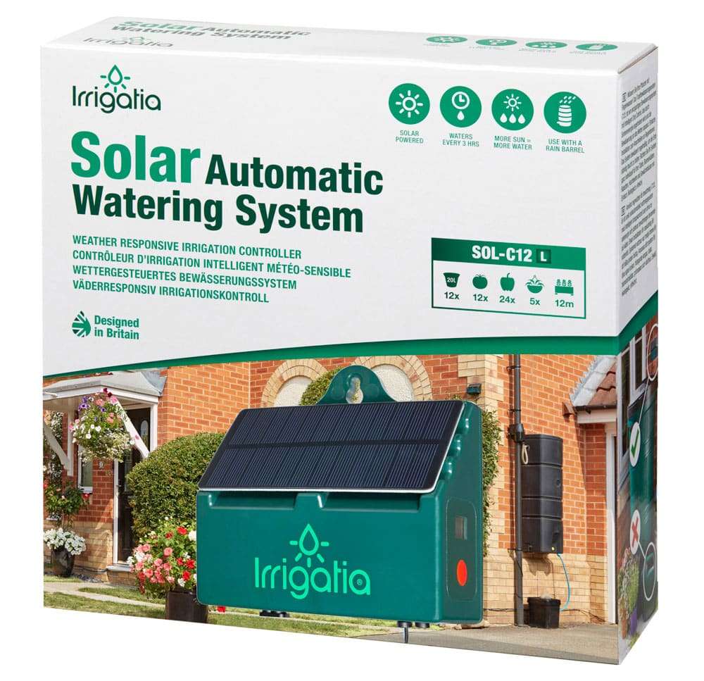 Drip Irrigation - Irrigatia - Solar Automatic Watering System C12 L for ...