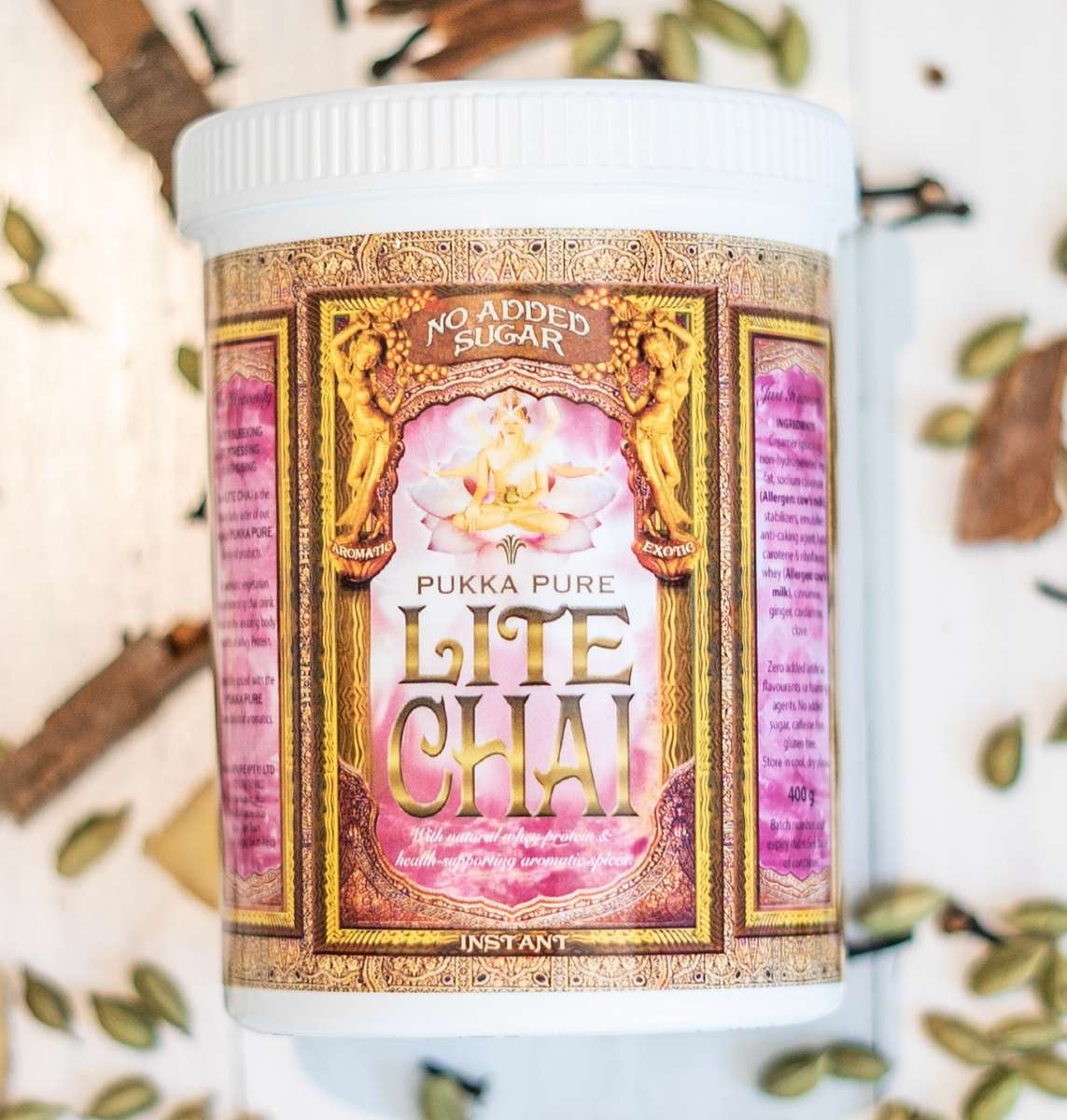 Coffee, Tea & Hot Drinks - PUKKA PURE Lite Chai/no added sugar - 400g ...