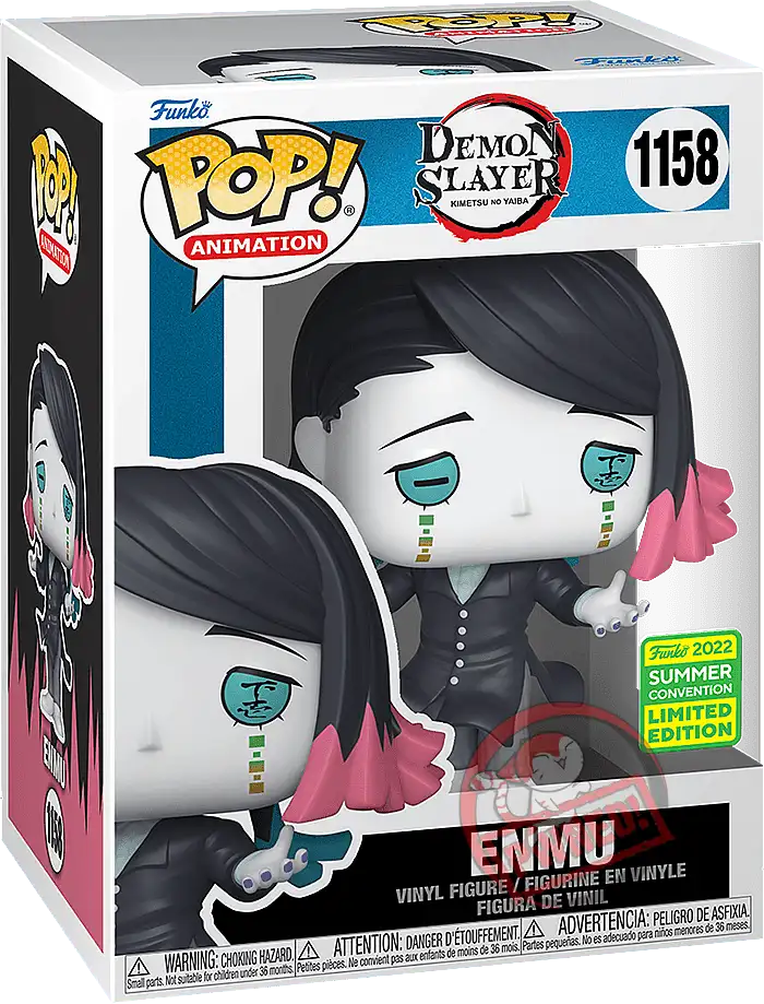 Collectables - Funko Pop! Animation 1158: Demon Slayer - Enmu Vinyl ...