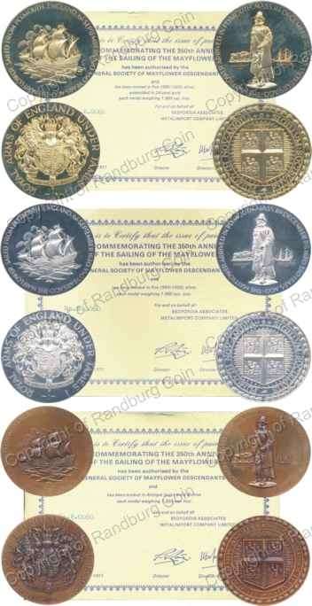 Commemorative - 350th Anniversary Sailing of the Mayflower ...