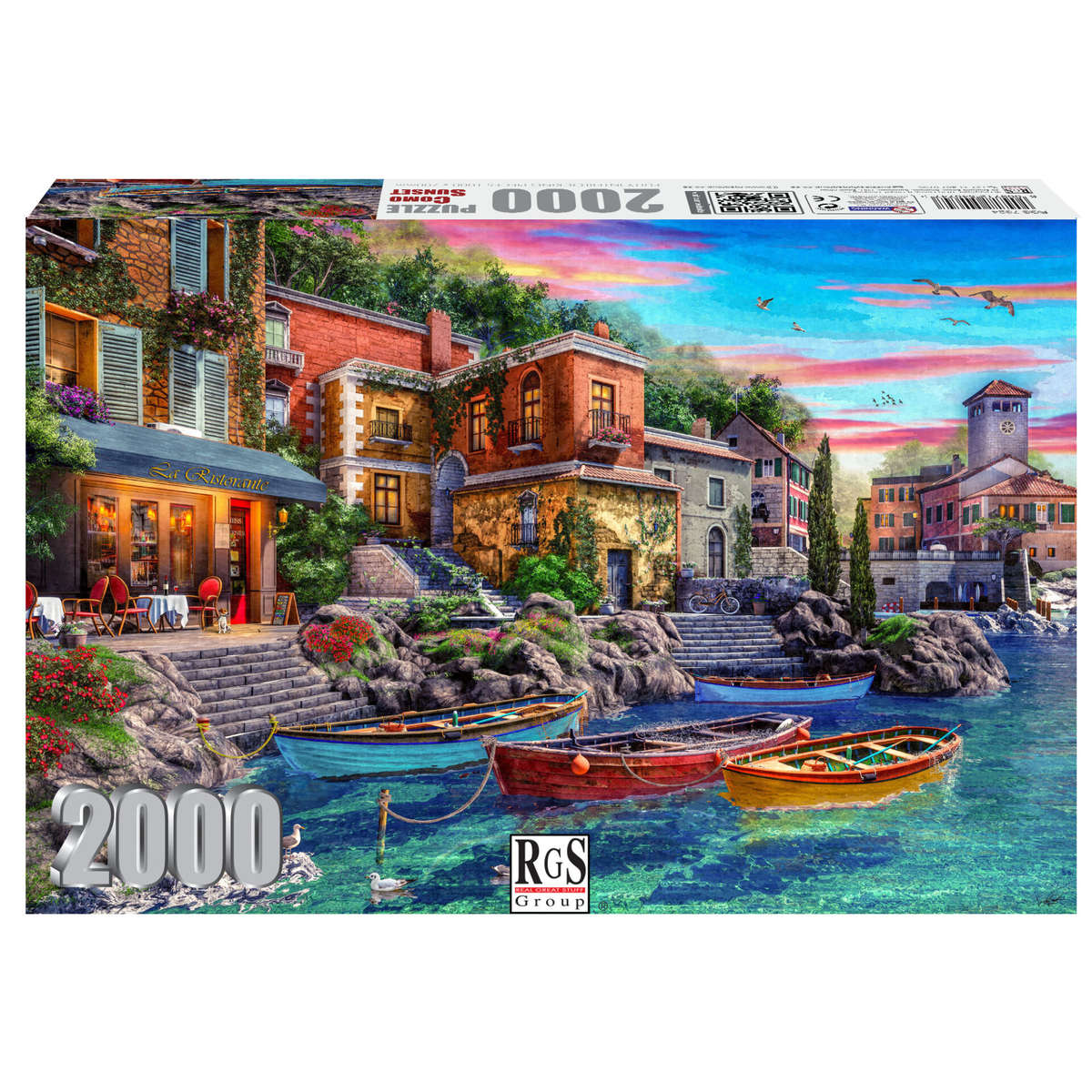 Jigsaw Puzzles - RGS Group Como Sunset 2000-piece Jigsaw Puzzle for ...