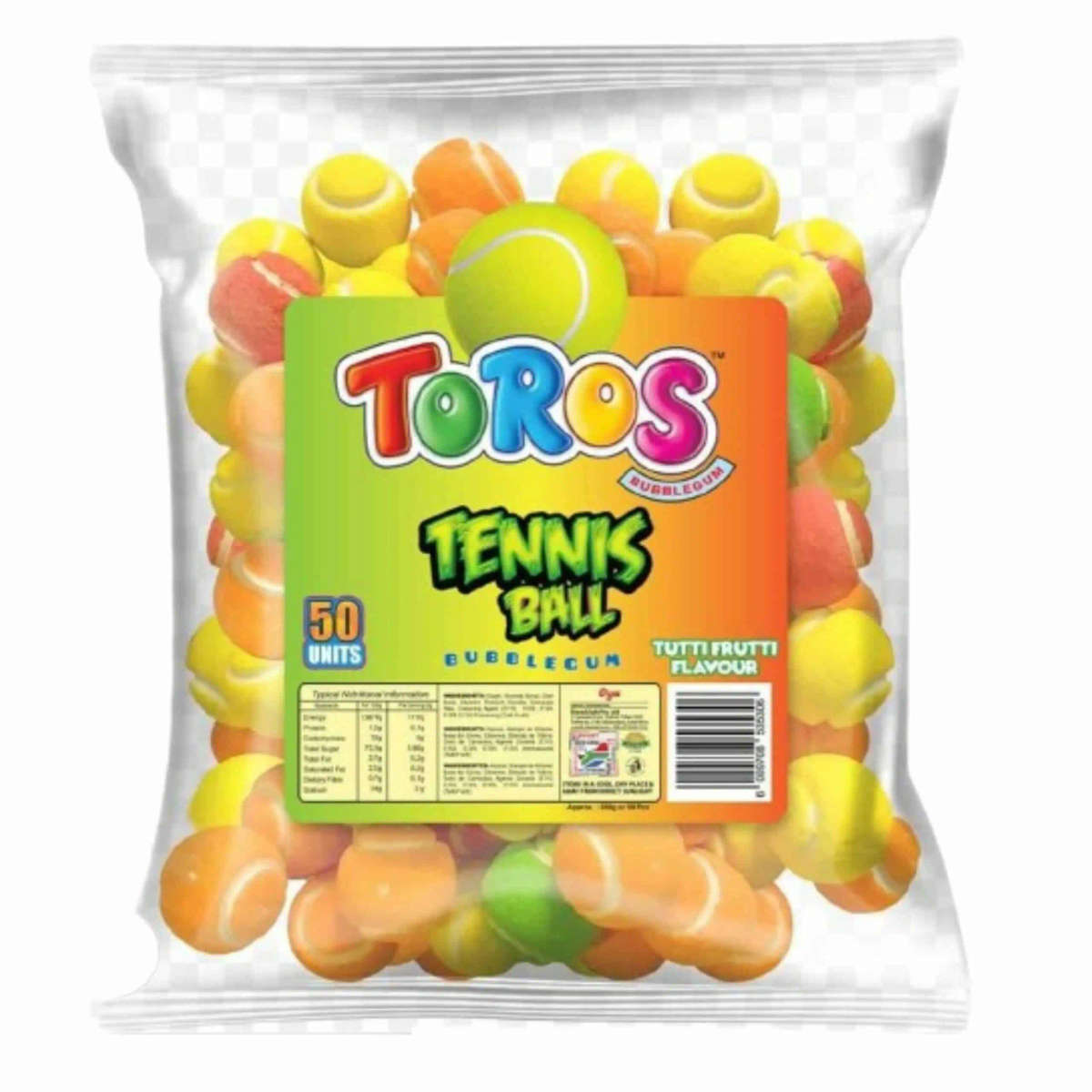 Chocolates & Sweets - Toros Ball Gum Tennis Ball Packet 50s was listed ...