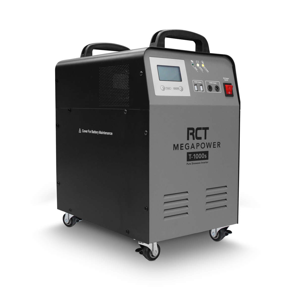 Rechargeable Batteries - RCT Megapower 1KVA/1000W Inverter Trolley With 1 X 100AH Battery for ...