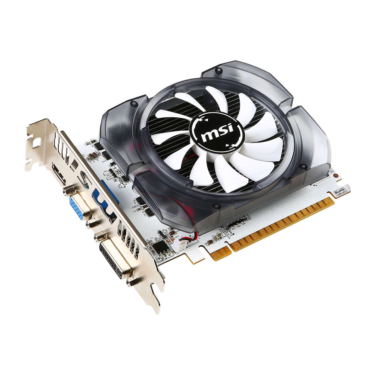 Graphics & Video Cards - MSI GeForce GT 4GB DDR3 128-bit PCIe 2.0 Desktop Graphics Card was ...