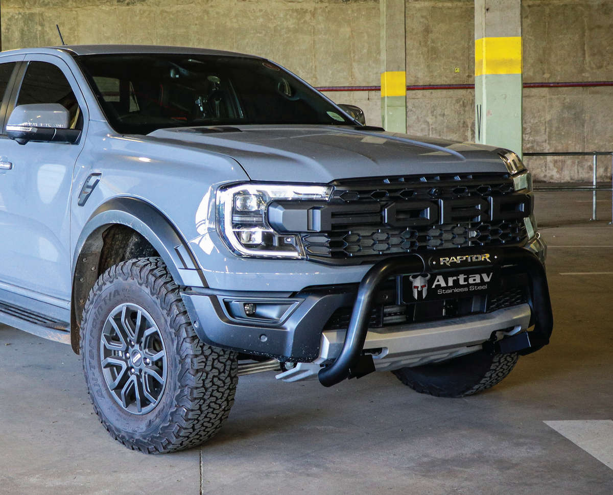 Bull Bars Ford Ranger Raptor Nudge Bar Next Gen 2023 Stainless Black
