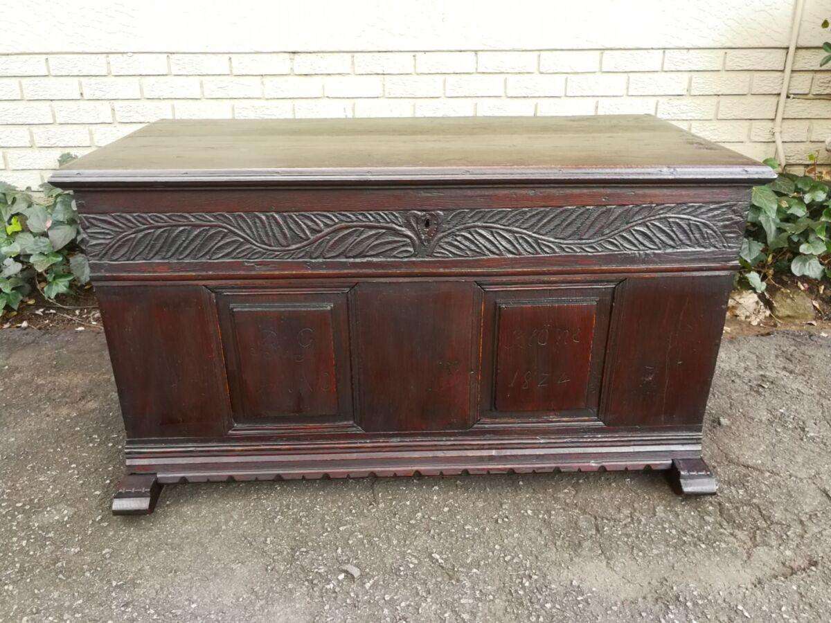 Chests & Kists - Antique German Kist circa 1824 was listed for 9,900.00 ...