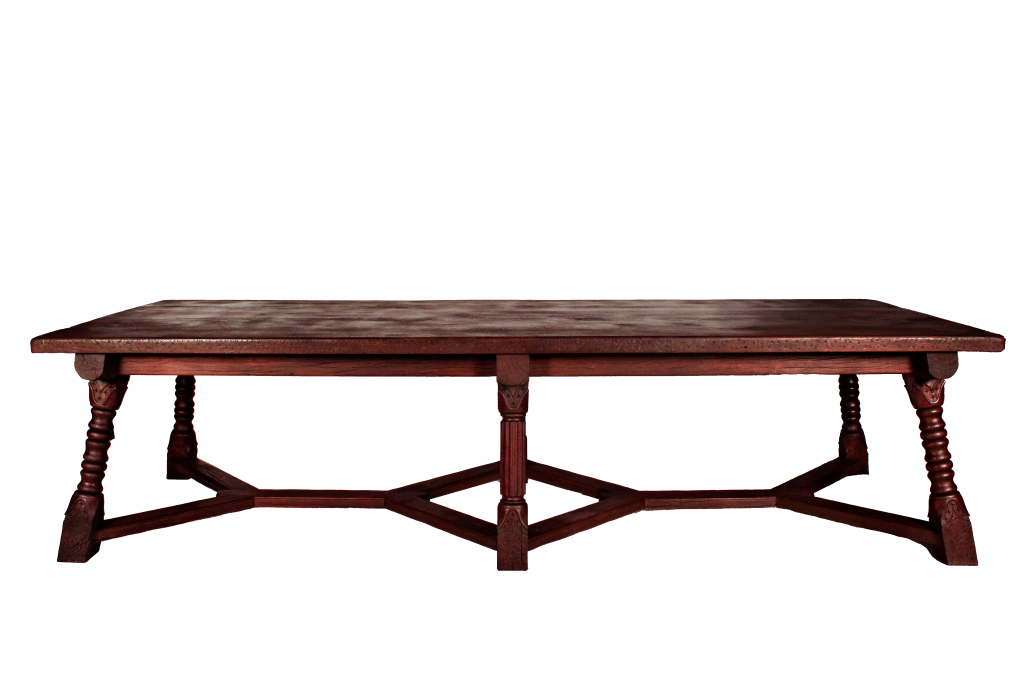 Other Furniture - A 20th Century Rare Refectory Solid Jarrah Wood Table ...