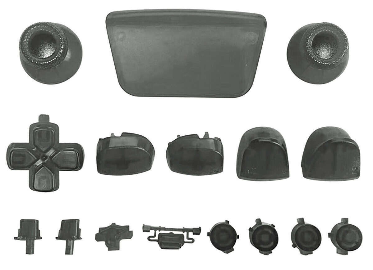 Controllers & Remotes - PS5 Dualsense Controller Full Button Clear ...