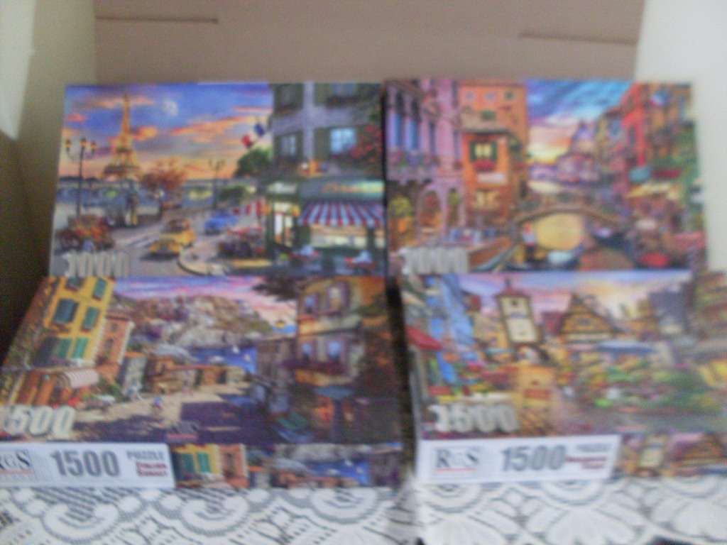 Other Antiques & Collectables - 4 X RGS PUZZLES...COMPLETE....2 X 1,000 ...