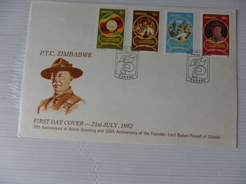 Bophuthatswana - Zimbabwe (1982) - 75th Anniversary of Boy Scouts ...