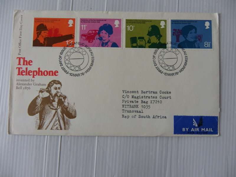 England - Great Britain (1976) - Telephone Illustrated FDC for sale in Bellville (ID:626962978)
