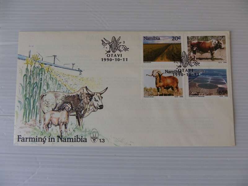 Namibia - Namibia 1.03 (1990) - Farming in Namibia Illustrated FDC for ...