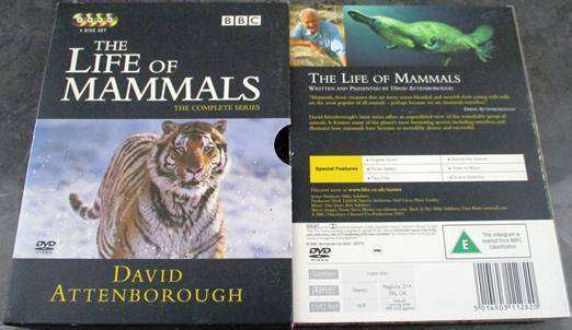 TV Series - THE LIFE OF MAMMALS The Complete Series BBC 4xDVD [BOX SET ...
