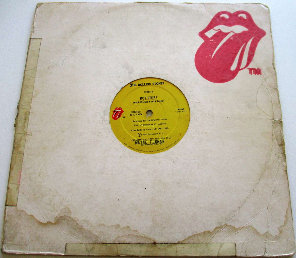 Classic Rock - THE ROLLING STONES Hot Stuff / Crazy Mama 12" Maxi ...
