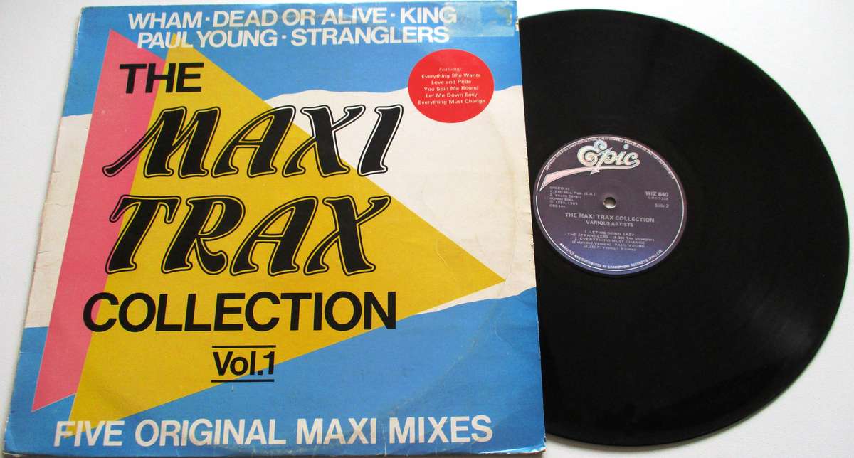 Pop - THE MAXI TRAX COLLECTION VOL.1 VINYL Record Wham! King Dead of ...