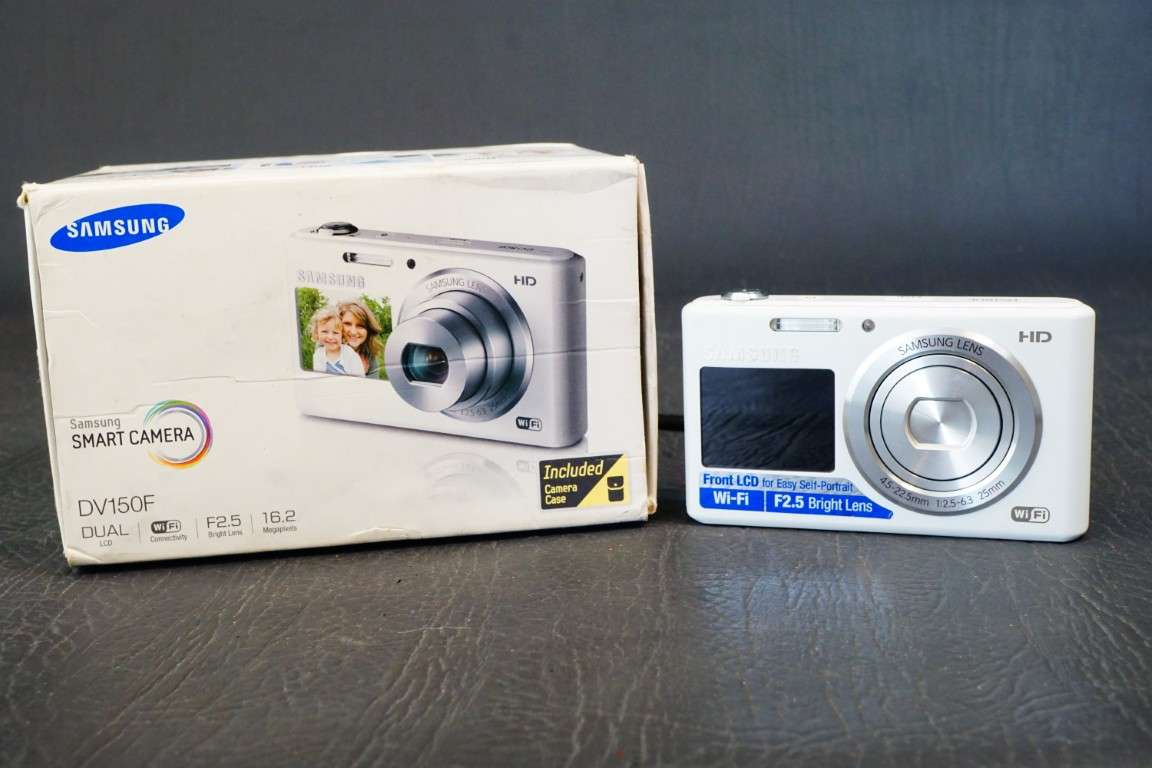 Compact Point & Shoot - Samsung DV150F digital camera 16.2MP 5x optical ...
