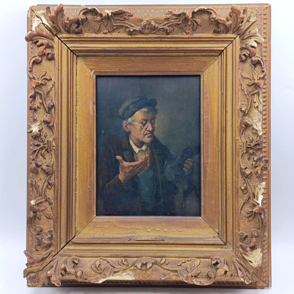 Paintings - Antique Constantin Stoitzner (1863-1934) portrait painting ...