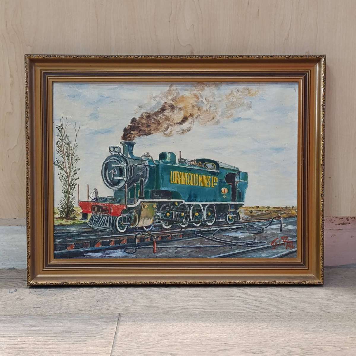 Paintings - Beautiful oil painting of North British Railway Locomotive ...