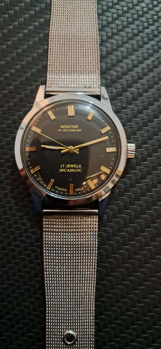 Rare & Collectable Watches - Montine Switzerland 17 Jewels Incabloc mechanical watch for sale in ...