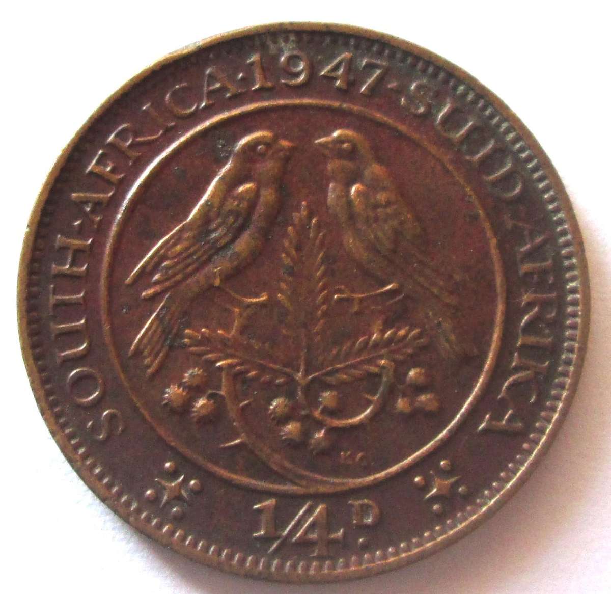 Quarter Penny - 1947 Union of South Africa Quarter Penny for sale in ...