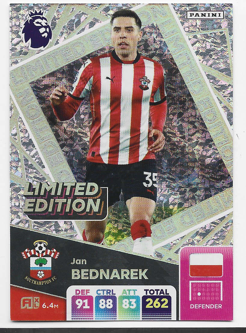 Trading Cards - JAN BEDNAREK - PANINI English Premier League 2024/25 ...