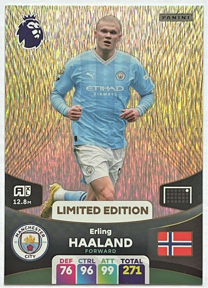 Trading Cards - ERLING HAALAND - PANINI English Premier League 2023/24 ...