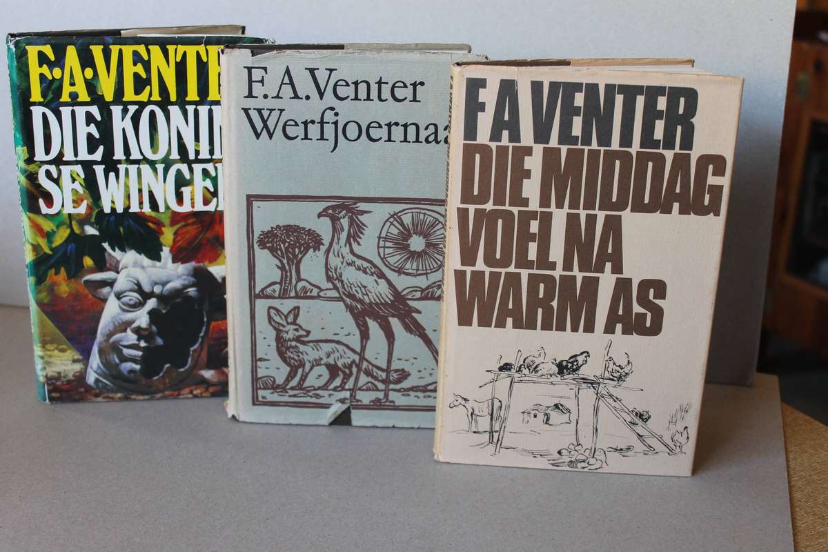 Afrikaans Fiction - DRIE F. A. VENTER HARDEBANDE: Die Koning se Wingerd ...