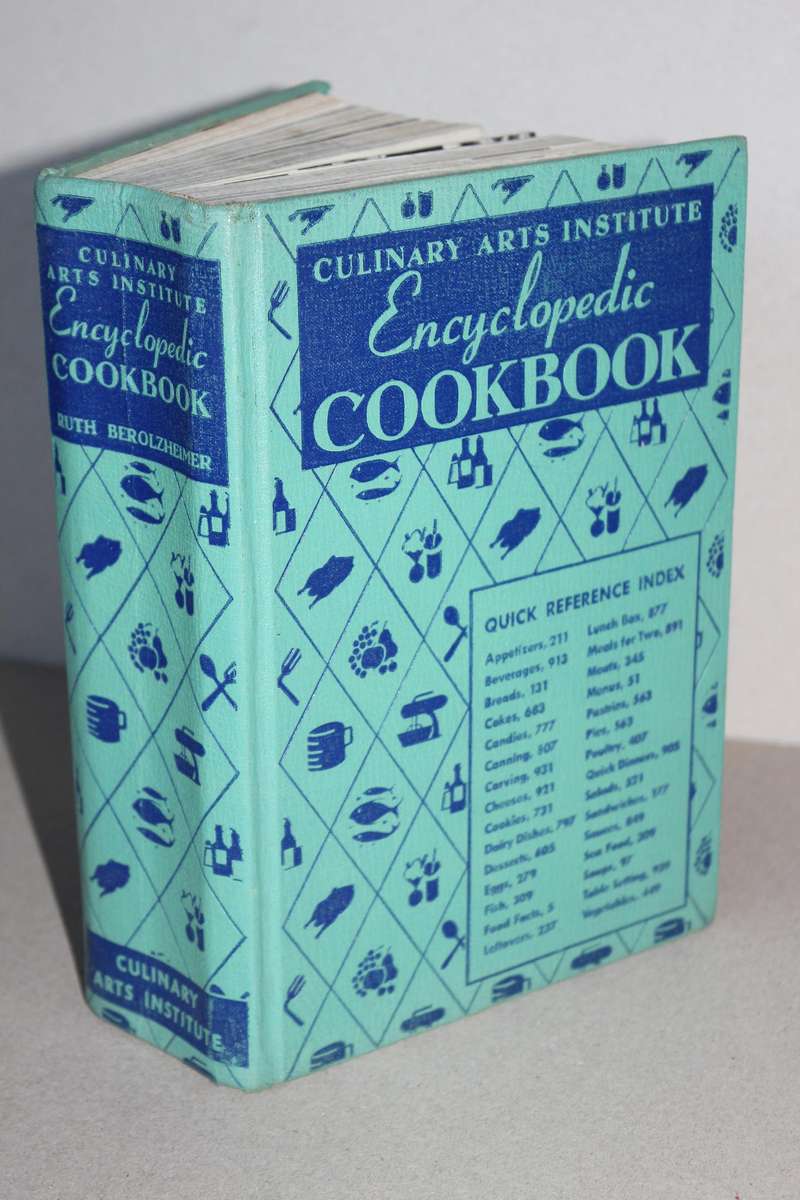Cooking, Food & Wine - CULINARY ARTS INSTITUTE ENCYCLOPEDIC COOKBOOK by ...
