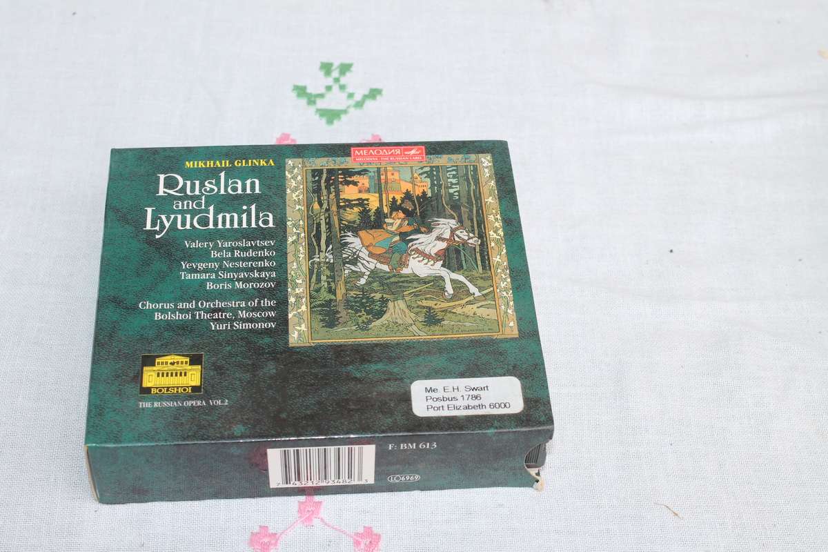 Classical - Mikhail Glinka Ruslan and Lyudmila was sold for 39.00 on 2 Jan at 12:24 by Reinholt ...